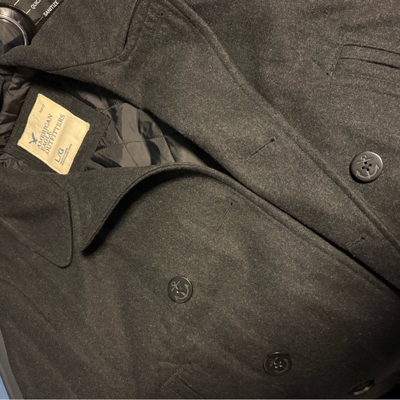 Schott NYC | Jackets & Coats | Schott Nyc Charcoal Pea Coat | Poshmark